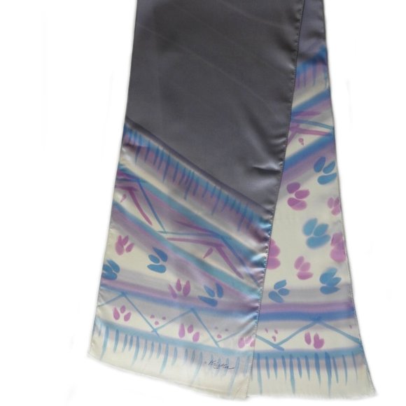 Kriska | Accessories | Kriska Silk Scarf Hand Painted In The Usa ...